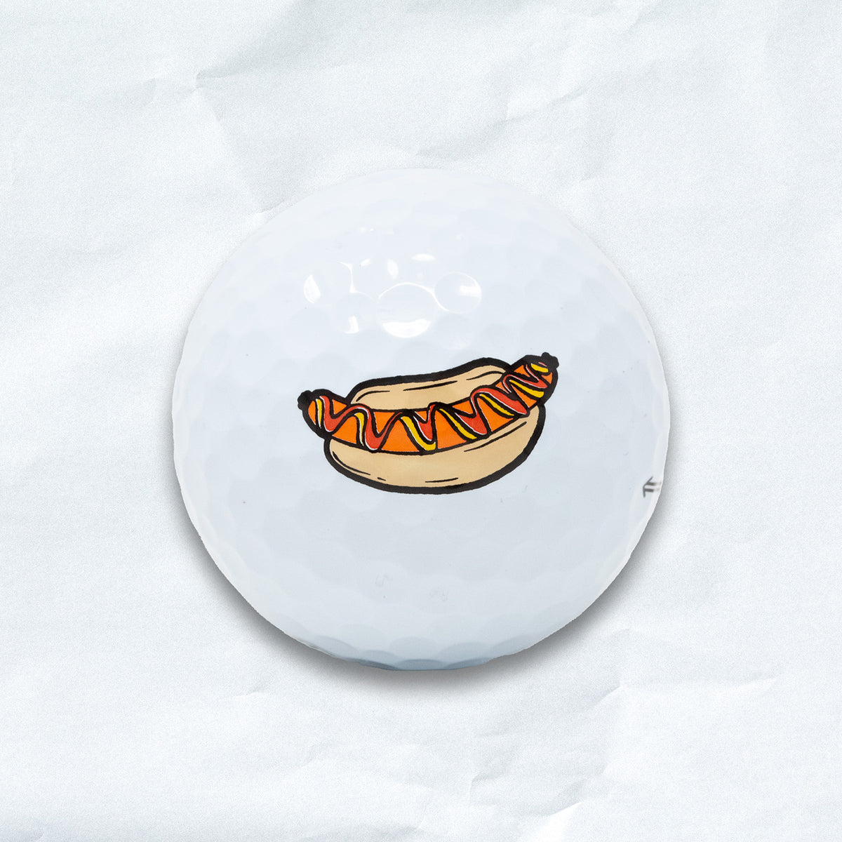 Dietz & Watson hot dog golf polo